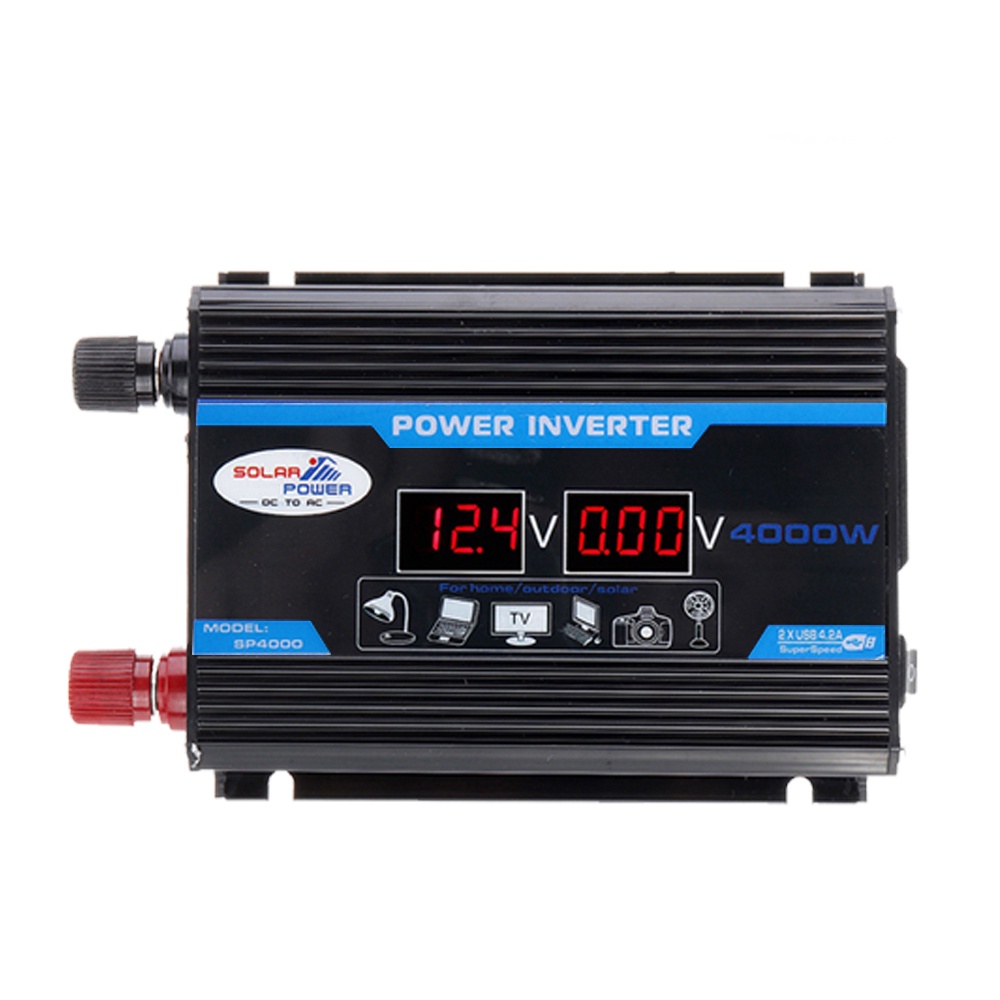 Jual Inverter Frekuensi Tinggi, Modifikasi Gelombang Sinus, Daya Puncak 4000W Inverter DC 12V ke ...
