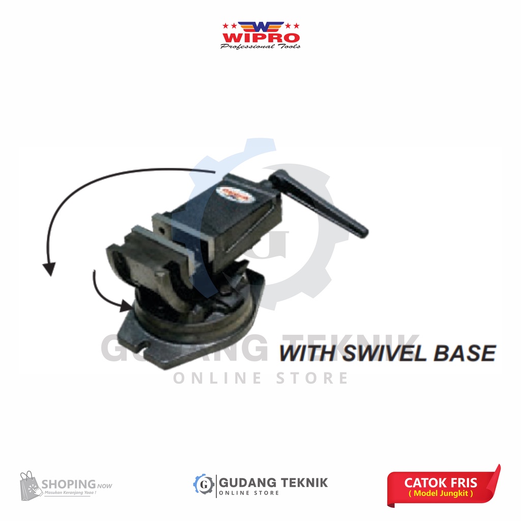 Jual Catok Fris Jungkit 6" WIPRO EQHK-150 / Ragum Fris Swivel Base ...