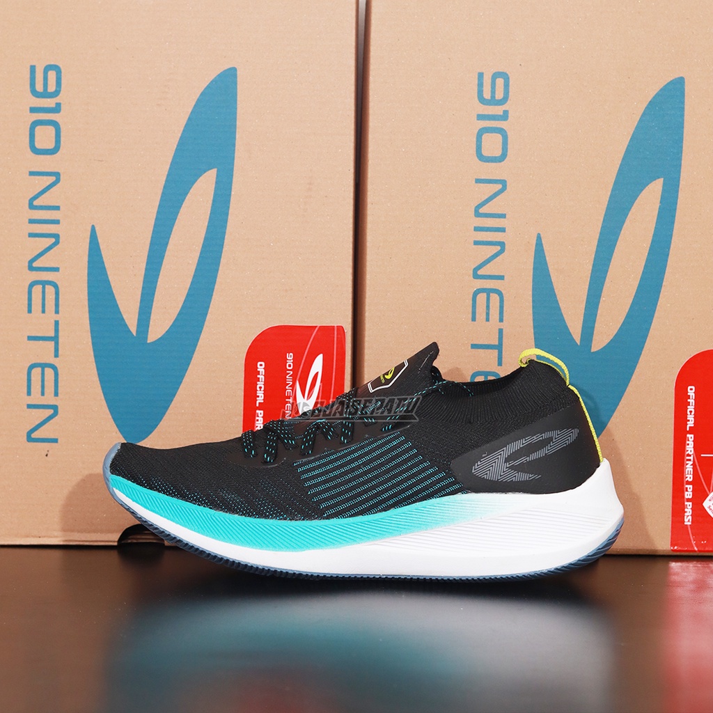 Jual 910 Nineten Sepatu Running Yuka Accel Rapid - Hitam/Biru | Shopee ...