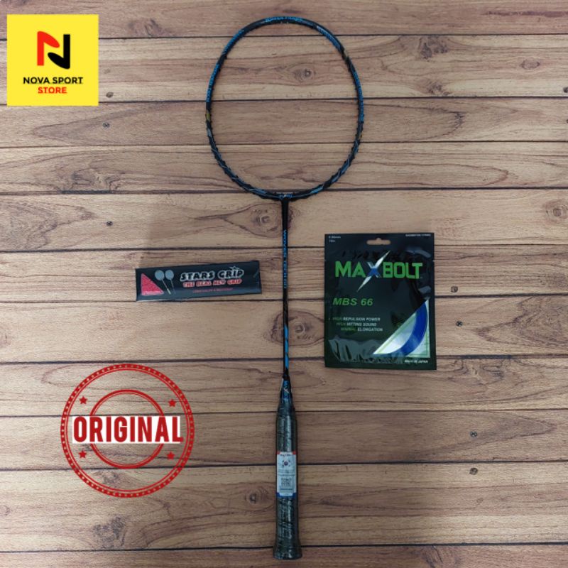 Jual Raket Badminton Maxbolt Woven Tech 60 Black Blue | Shopee Indonesia