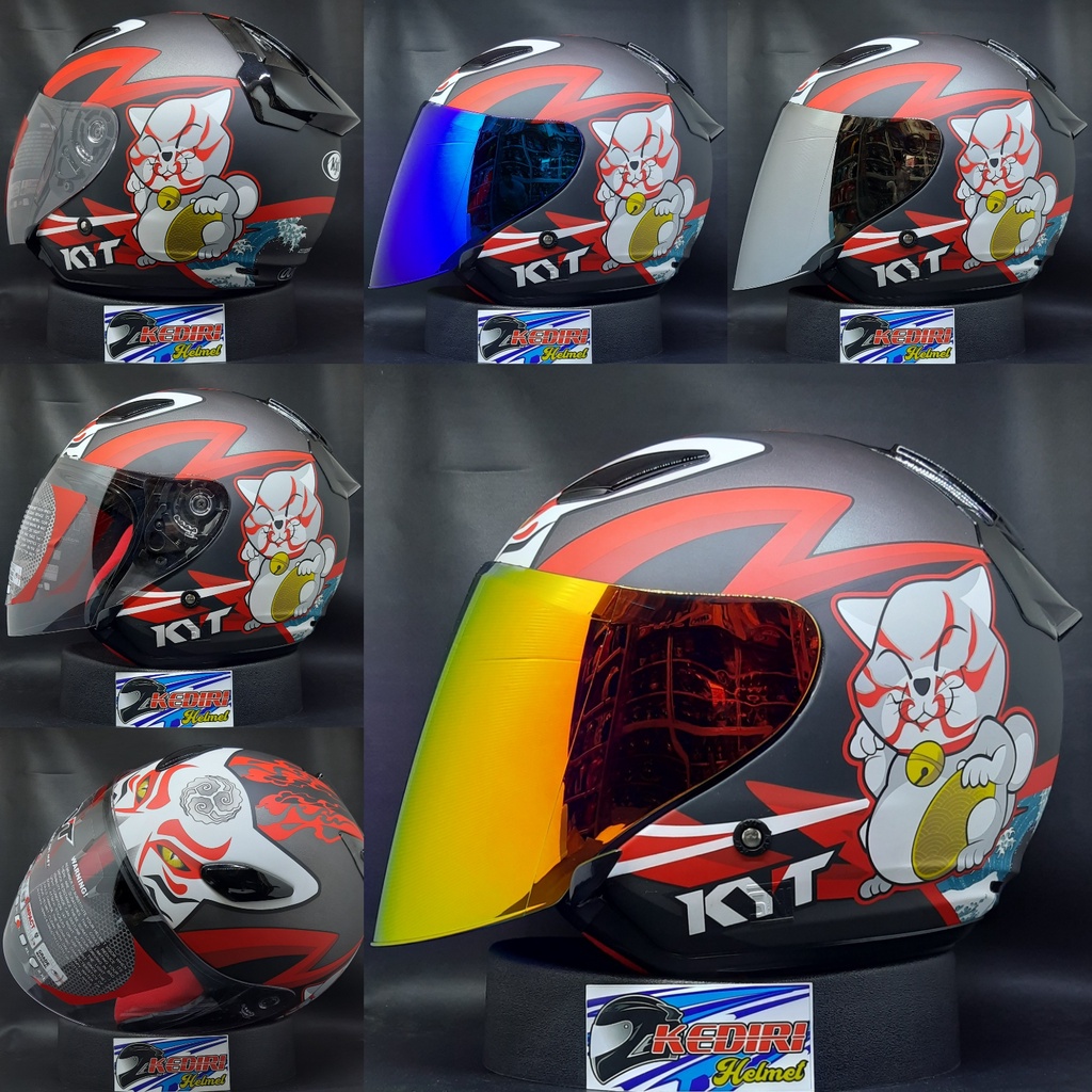 Jual Helm KYT DJ MARU KABUKI CAT | Shopee Indonesia