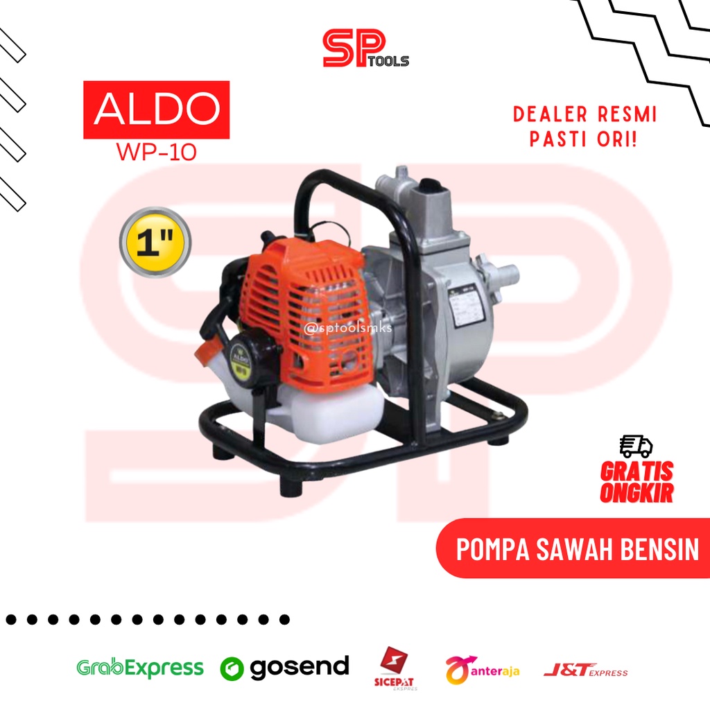 Jual MESIN POMPA AIR BENSIN ALKON ALCON 1" 1 INCH IRIGASI SAWAH ALDO WP10 | Shopee Indonesia
