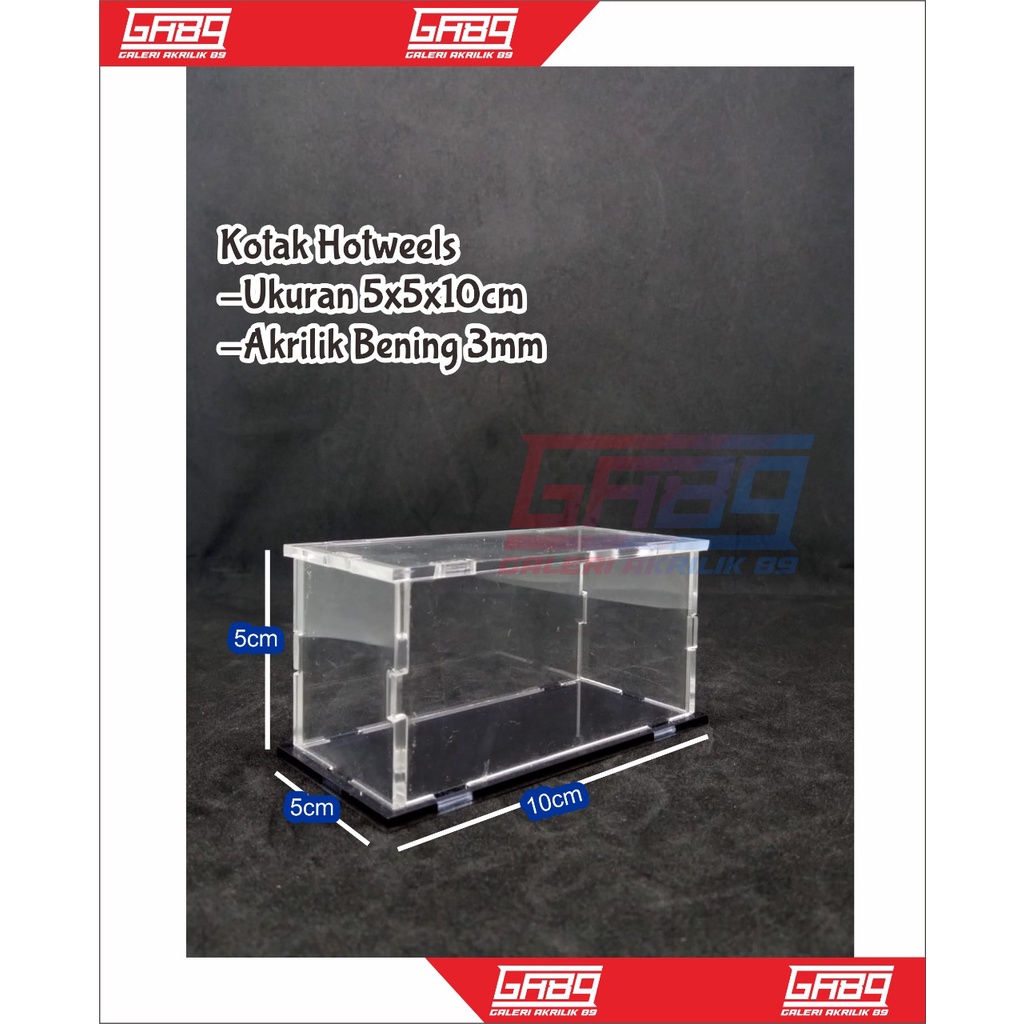 Jual Box Display Acrylic Diecast Kotak Akrilik 10x5x5 cm | Showcase ...