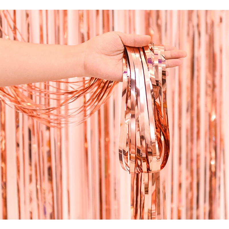 Jual Tirai Rumbai Plastik, Backdrop Tirai, Foil Curtain, Tirai Rumbai ...