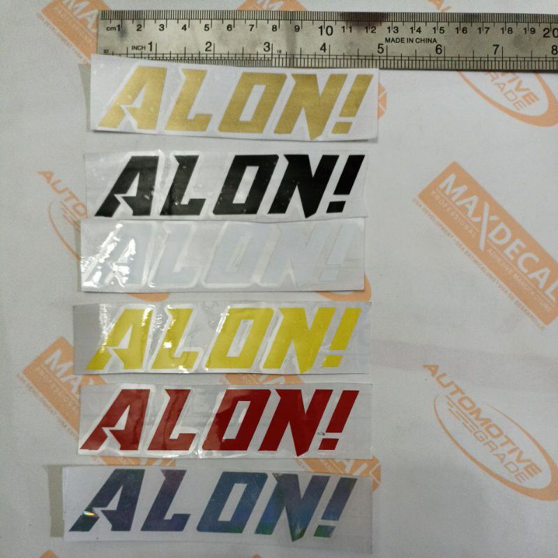 Jual Sticker Alon cutting bukan printing(cocok untuk akserosis ...