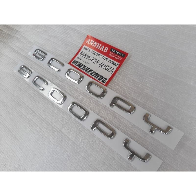 Jual emblem logo scoopy terbaru k2f logo honda scoopy 2021-2022 ...