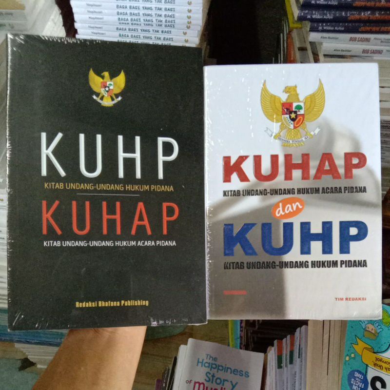 Jual BUKU KUHP DAN KUHAP, KITAB UNDANG-UNDANG HUKUM ACARA PIDANA DAN HUKUM PIDANA ORIGINAL ...