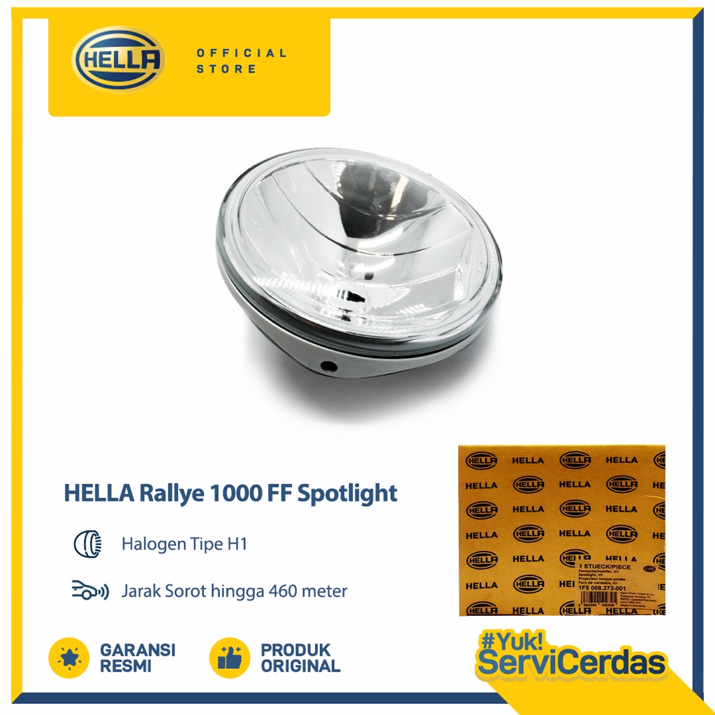 Jual HELLA Rallye 1000 FF Spotlight - Lampu Sorot Mobil | Shopee Indonesia