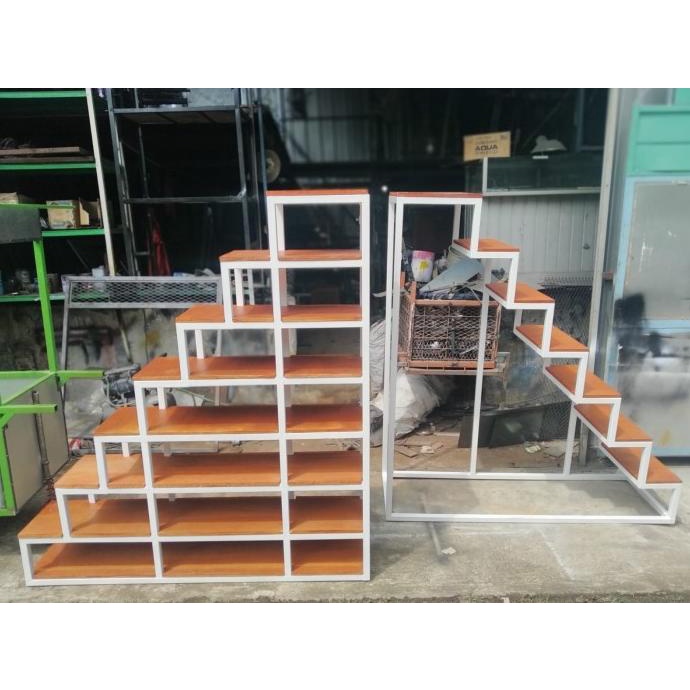 Jual Rak Tangga Besi Hollow Alas Papan Plitur Tangga Ranjang Tingkat ...