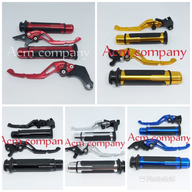 Jual PAKET VARIASI HANDLE REM CNC+GRIP BARACUDA JALU CNC MIO SPORTY ...
