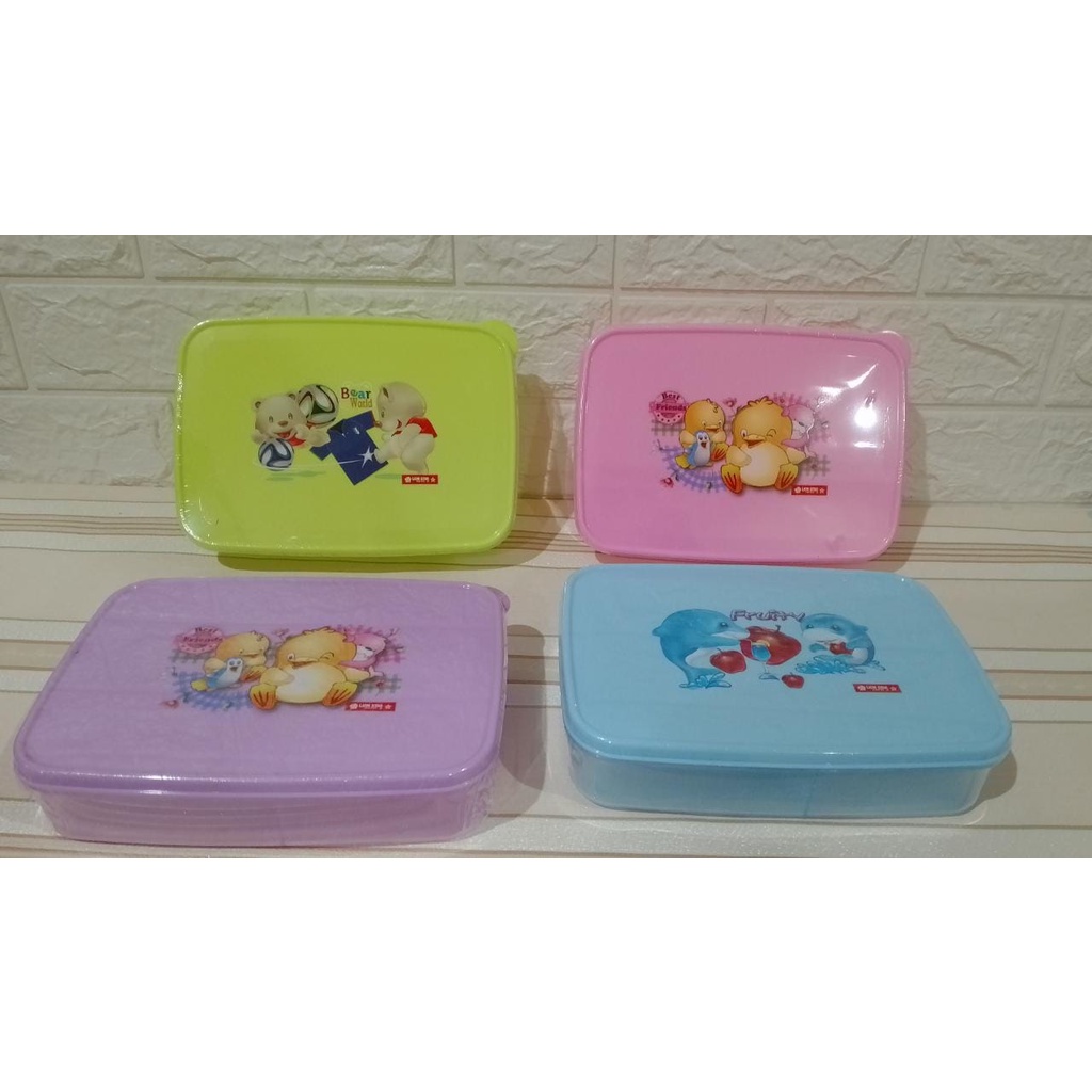 Jual BC-29 Party Lunch Box (L) tempat bekal makan anak bersekat LION ...