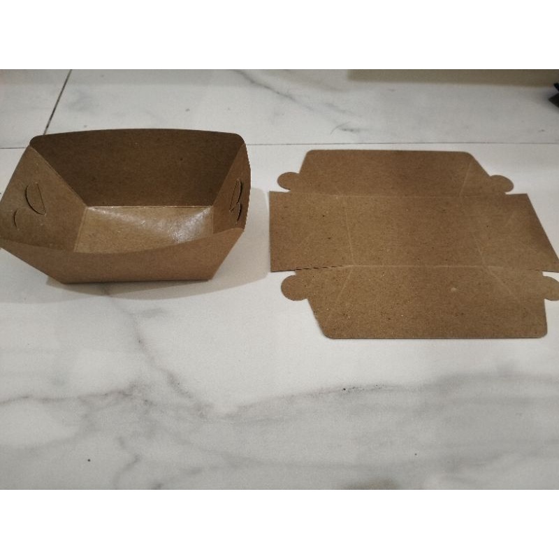 Jual Tray laminasi doff untuk kentang, pokpok, nasi, mie goreng ...