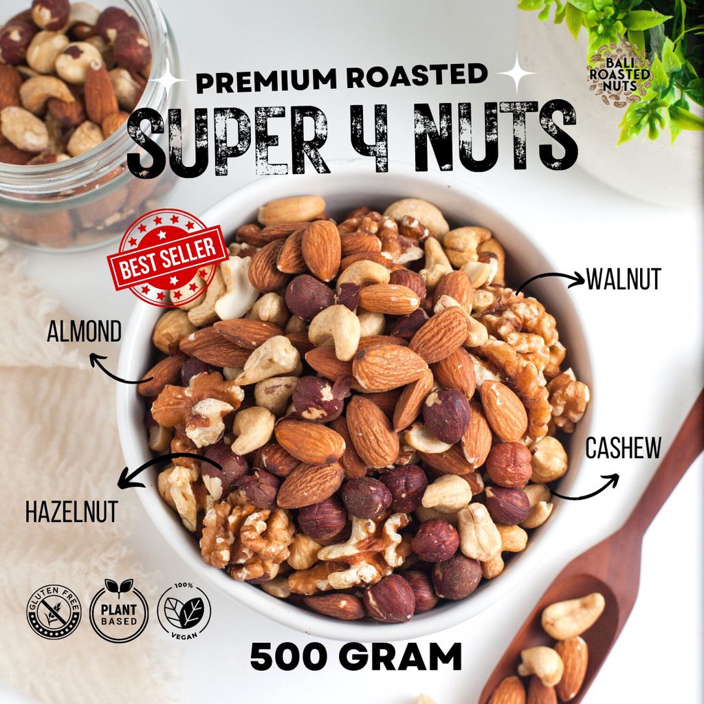 Jual Super 4 Nuts 500gr | Shopee Indonesia