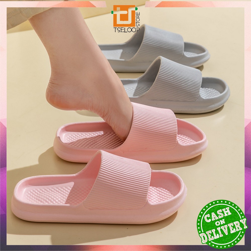 Jual OFM-S52 Sandal Slop Rumah Hotel Bahan Eva Sendal Karet Kamar Mandi ...
