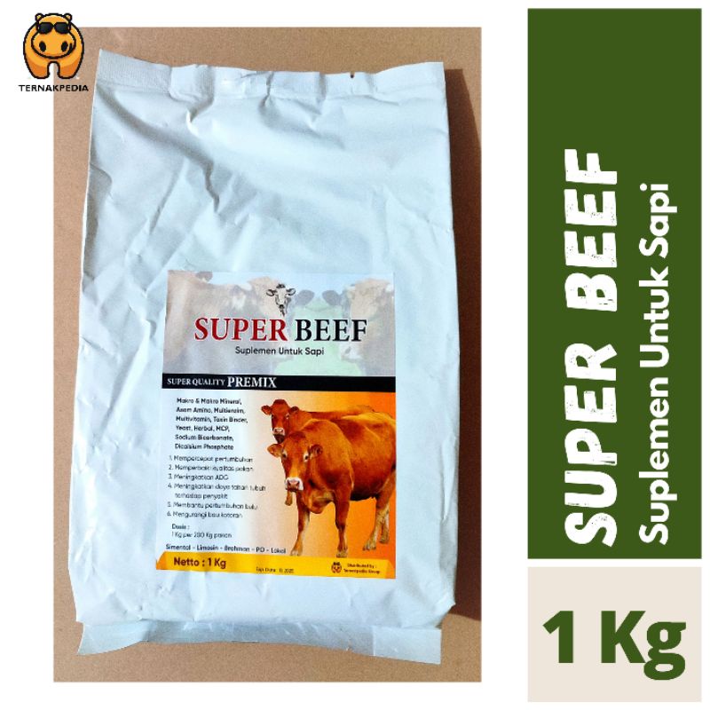 Jual Super Beef 1 Kg - PREMIX SAPI 1 kg - Suplemen Sapi penggemukan 1 ...