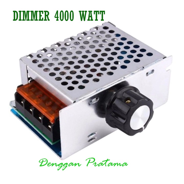 Jual Dimmer SCR AC 220 Volt 4000 Watt / Casing Aluminium Speed ...