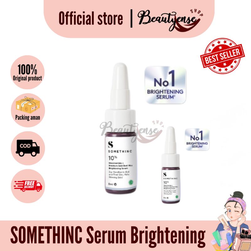 Jual SOMETHINC Serum 10% Niacinamide Moist Sabi Brightening 5 ml (Serum ...