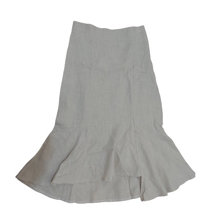 Jual Rok Midi Model Mermaid | Korean Midi Skirt - Ivory | Shopee Indonesia