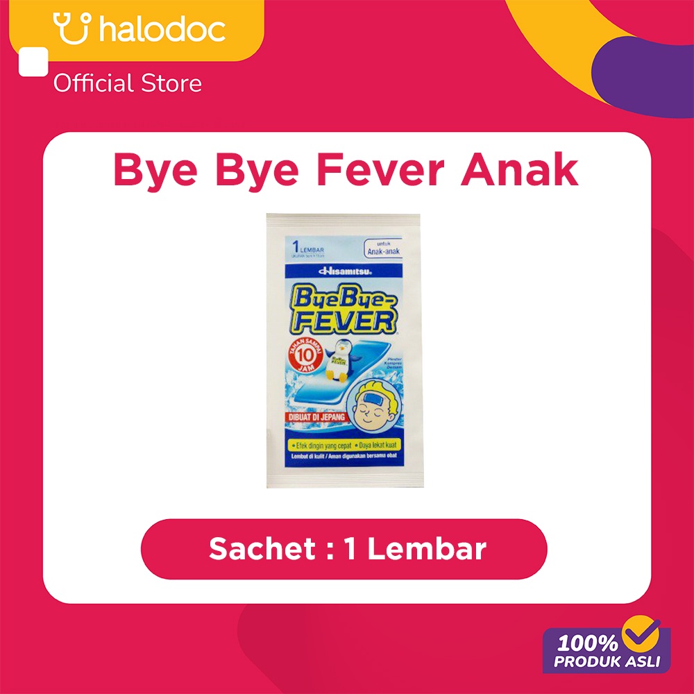 Jual Bye Bye Fever Anak 1 Lembar | Shopee Indonesia