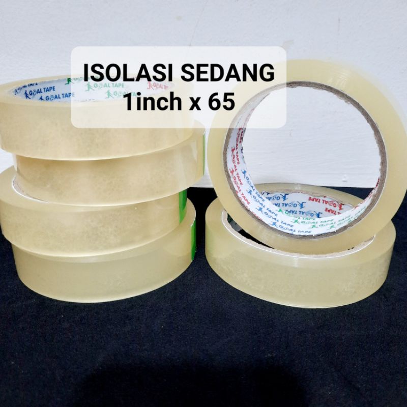 Jual bigta_ISOLASI SEDANG 1inch x 65 / solatip | Shopee Indonesia