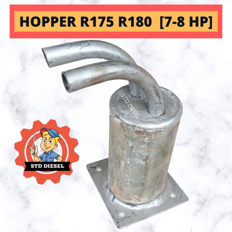 Jual HOPPER PENGANTI TANGKI AIR R180 R175 BAHAN GALVALUM TUTUP AIR ...
