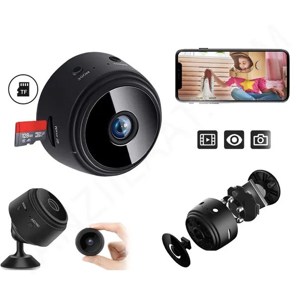 Jual Wireless A9 Mini Camera Wifi Hd 1080P Micro Kamera Kecil Smart Ip ...