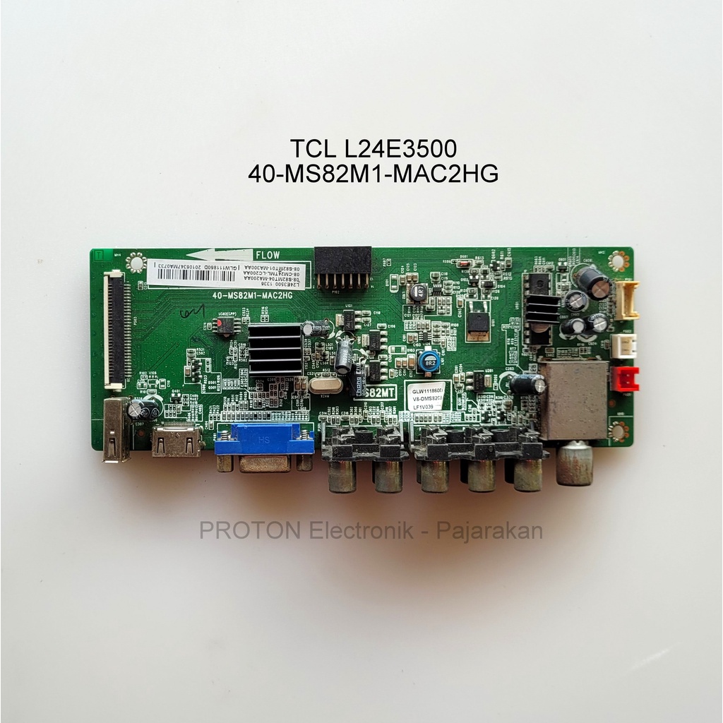 Jual Mainboard LCD LED TV TCL L24E3500 Matherboard 40-MS82M1-MAC2HG MS82MTMainboard LCD LED TV ...