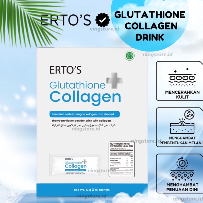 Jual ERTO’S GLUTATHIONE COLLAGEN DRINK | Shopee Indonesia