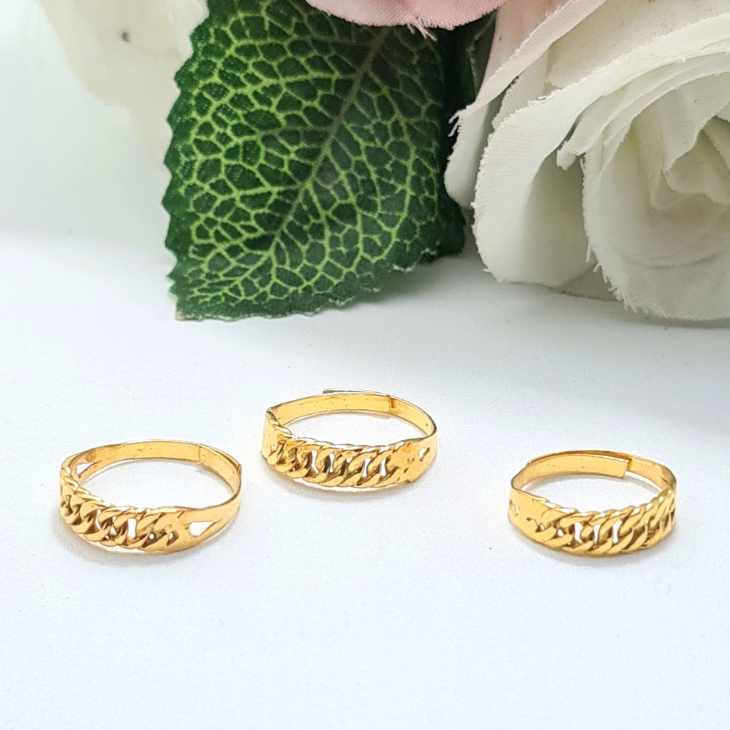 Jual Cincin Bayi Emas Muda Model Rante | Shopee Indonesia