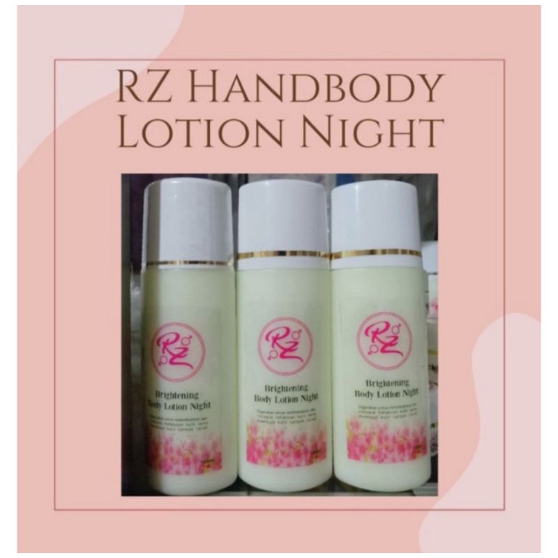 Jual RZ Brightening Body Lotion Night | Shopee Indonesia