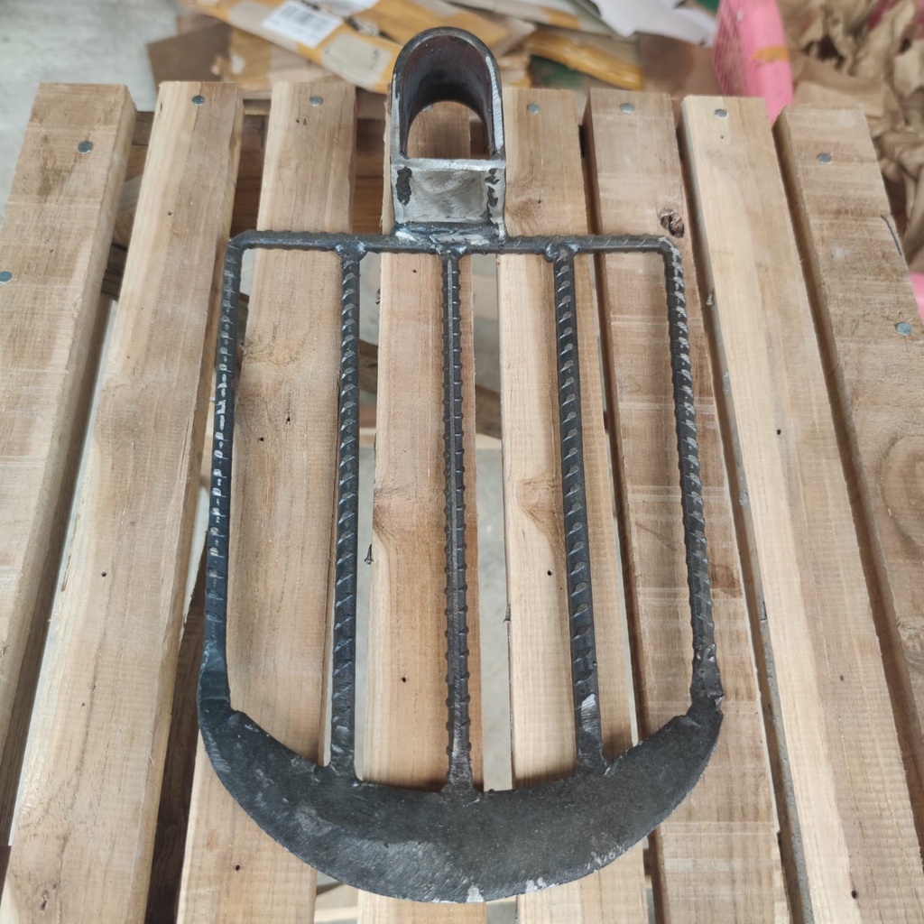 Jual (ANTI LENGKET) Cangkul Tanah Model Cangkrang Baja Ulir Lima Jari ...