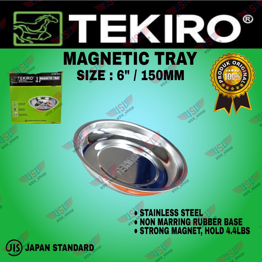 Jual TEKIRO Mangkok Magnet 6inchi Magnetic Tray 150mm Piring Magnet ...