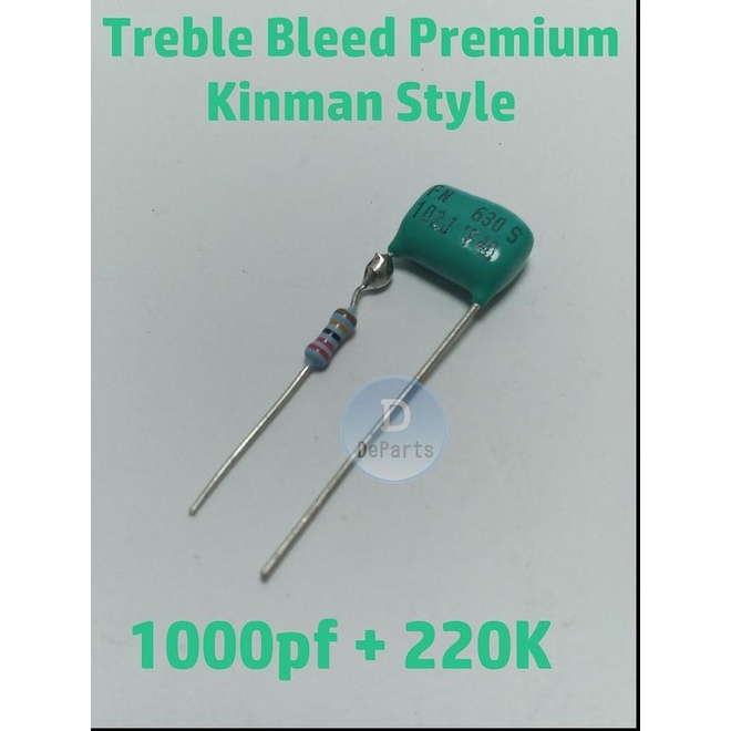 Jual Treble Bleed Kapasitor Premium japan 1nf+220K bukan orange drop ...