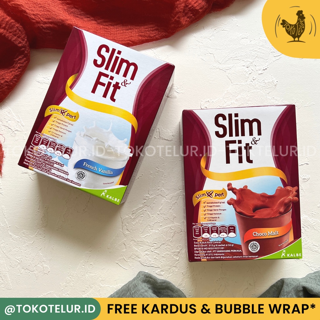 Jual Slim & Fit Milk - Susu Diet Meal Replacement Rasa Choco Malt ...