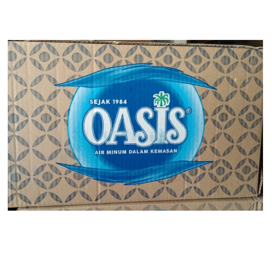 Jual Air Mineral Merk Oasis 600 ML Perkarton Isi 24 Pcs | Shopee Indonesia