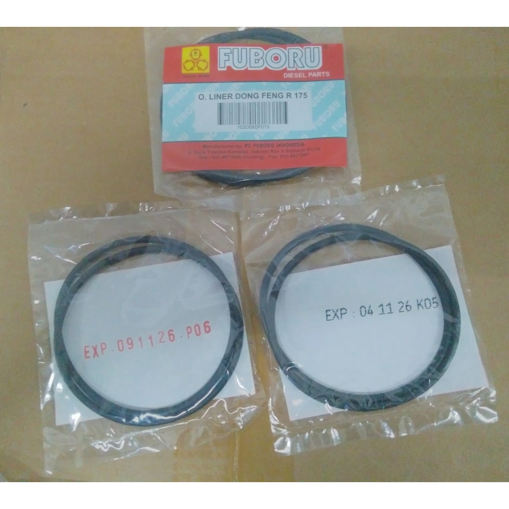 Jual ORING LINER/ KARET BORING DONGFENG R 175 (isi 10 pcs) | Shopee ...