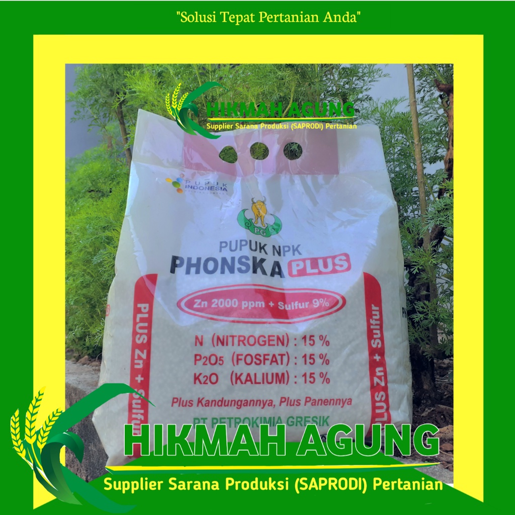 Jual Pupuk NPK Phonska Plus 5 kg kemasan pabrik | Shopee Indonesia