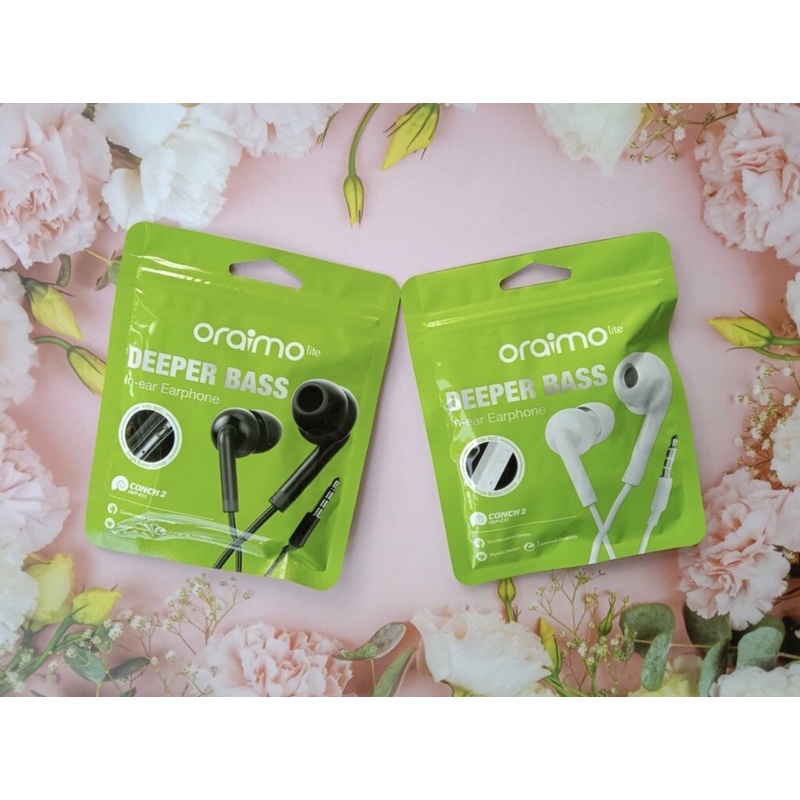 Jual Earphone Oraimo OEP-E11 Wired Earphone Strongbass | Shopee Indonesia