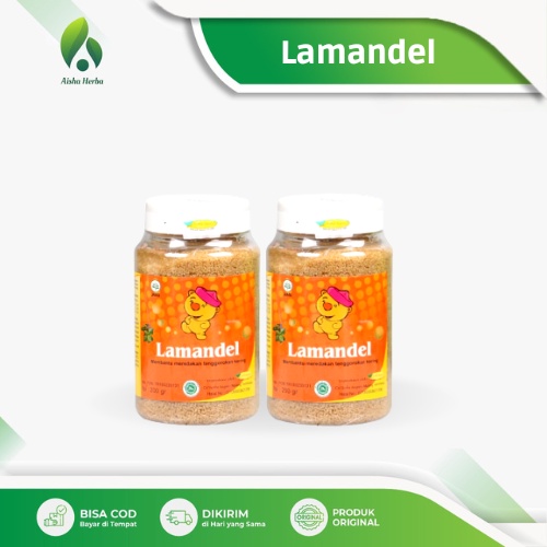 Jual Obat Radang Tenggorokan Lamandel 200gr Obat Bubuk | Shopee Indonesia