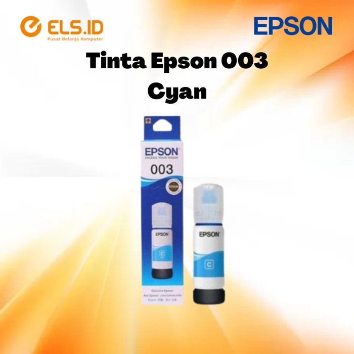 Jual Tinta Epson 003 T00V2 - Cyan | Shopee Indonesia