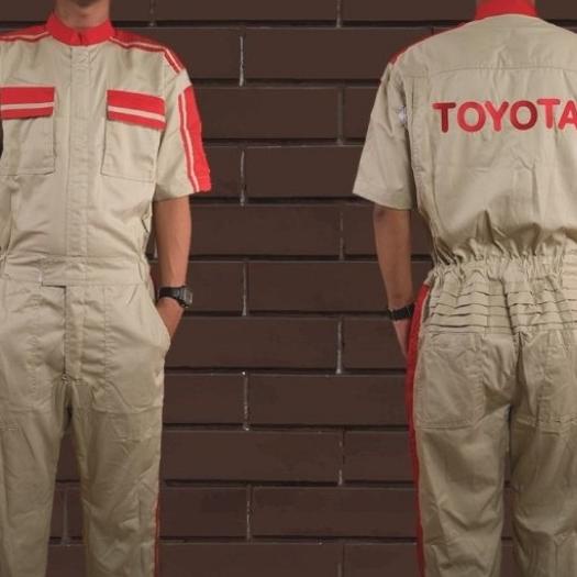 Jual seragam wearpack toyota/mekanik | Shopee Indonesia