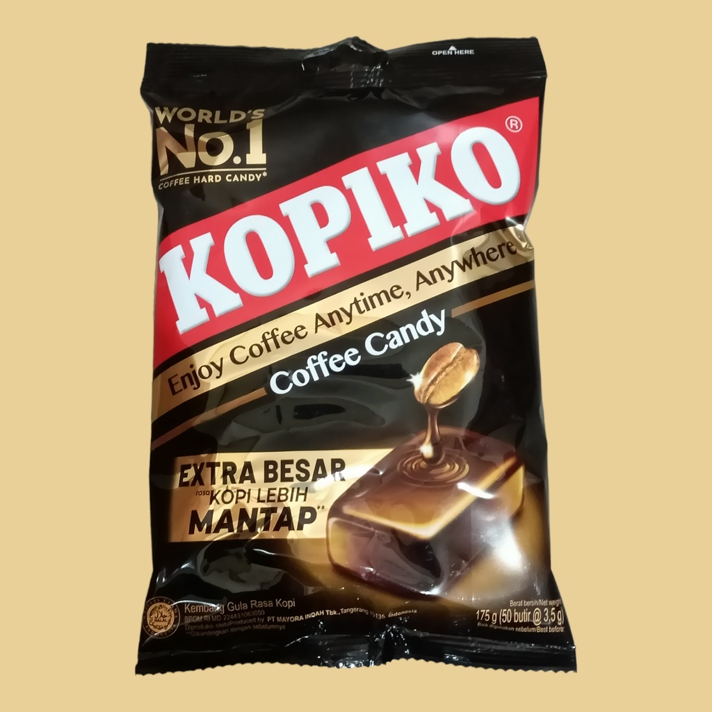Jual Kopiko Coffee Shot Classic Permen Sak 175gr [50 butir] | Shopee ...