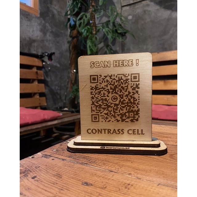 Jual QR Code Sign, Barcode DANA, Papan Barcode Akrilik, Papan Barcode ...