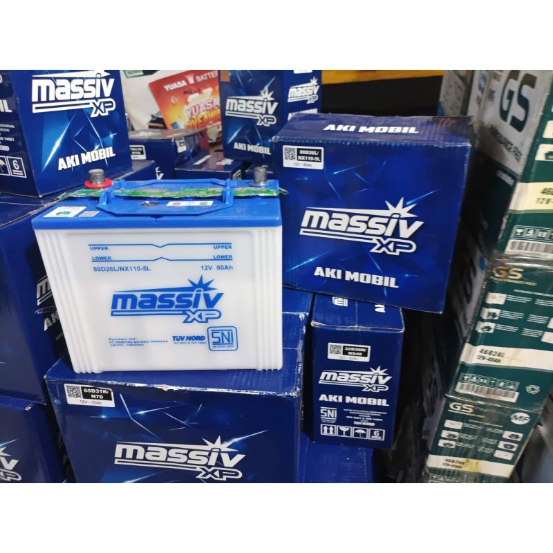 Jual Aki mobil toyota innova diesel (E/G/V), fortuner(G) basah 80d26l ...