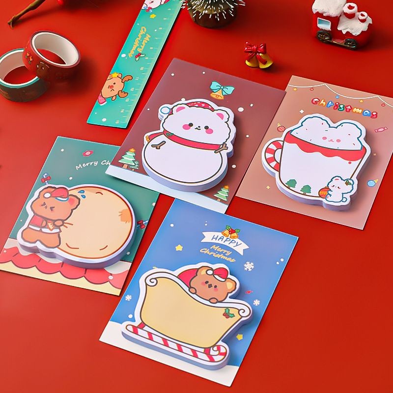 Jual DY PACK STICKY NOTE NATAL 3D SANTA CLAUS/MEMO LUCU TEMA X'MAS ...