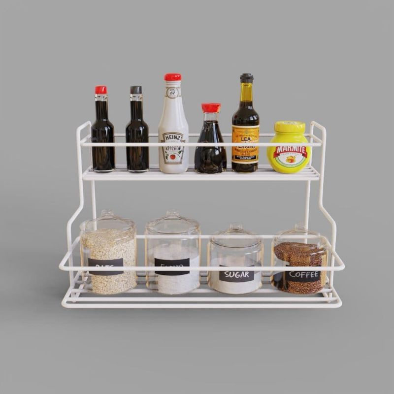 Jual rak dapur besi rak kamar mandi rak serbaguna minimalis modern ...