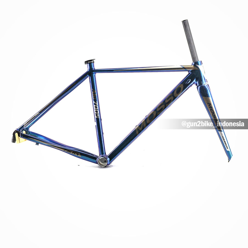 Jual Frame Road MOSSO 736 TCA 700C Bentley Blue | Shopee Indonesia