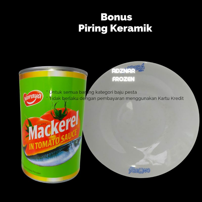 Jual sarden Naraya makarel saus tomat 425g / ikan kaleng | Shopee Indonesia