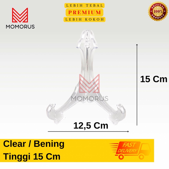 Jual Kaki Frame Segitiga Plastik Photo Kaki Pajangan Sandaran Piring ...