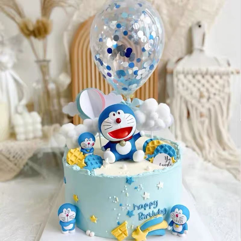 Jual Topper Boneka Doraemon Nobita Shizuka Dekorasi Figur Figure Hiasan ...